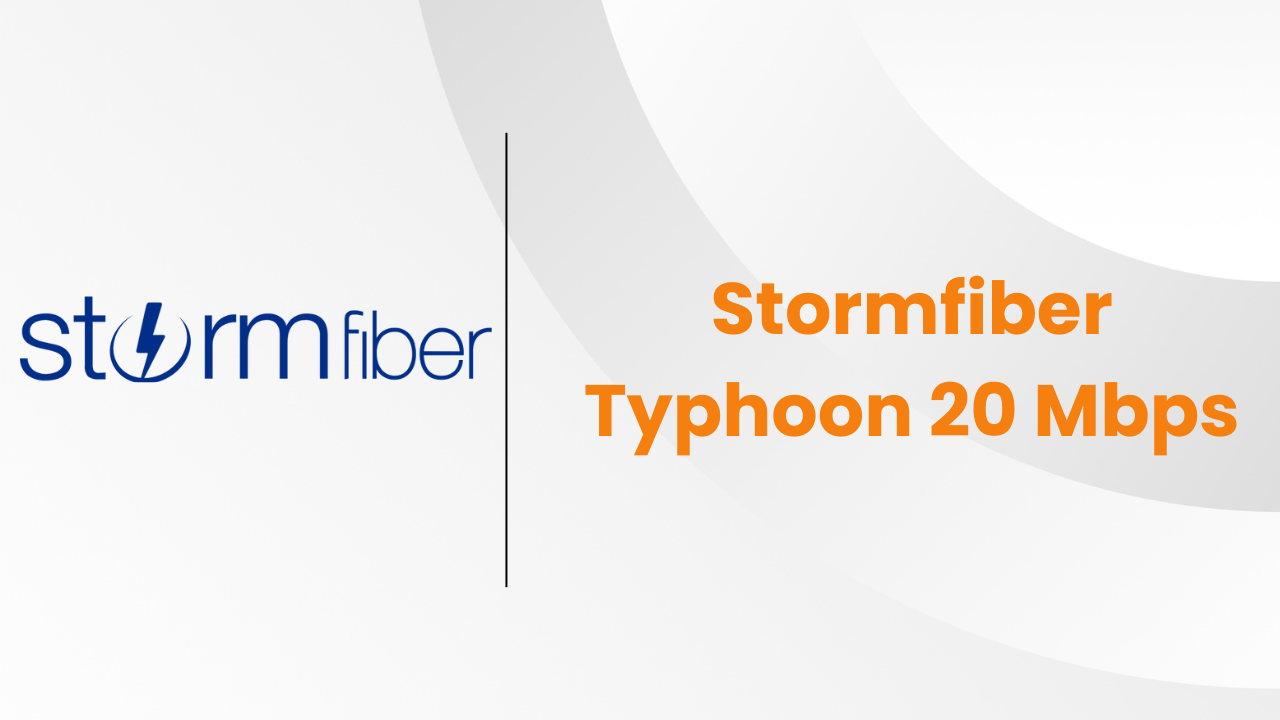 Stormfiber Typhoon 20 Mbps Price & Code In 2025