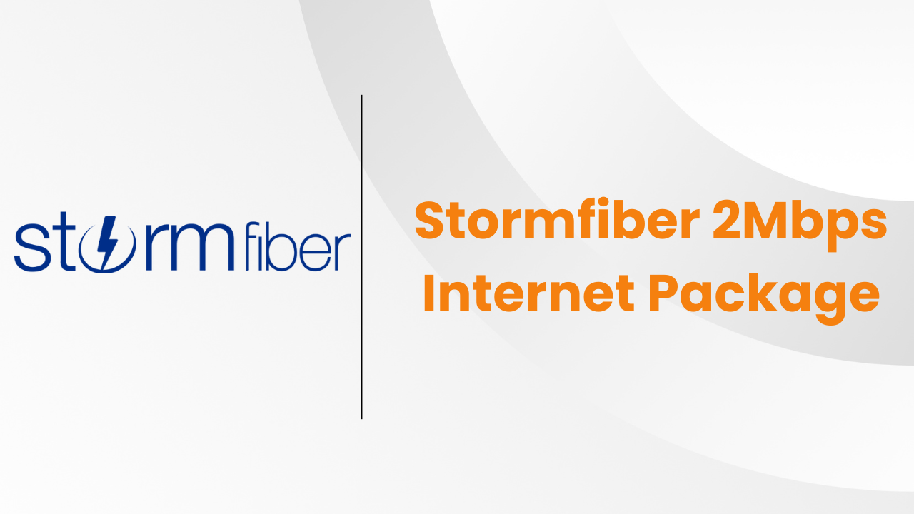 Stormfiber 2Mbps Internet Package Price & Code In 2025
