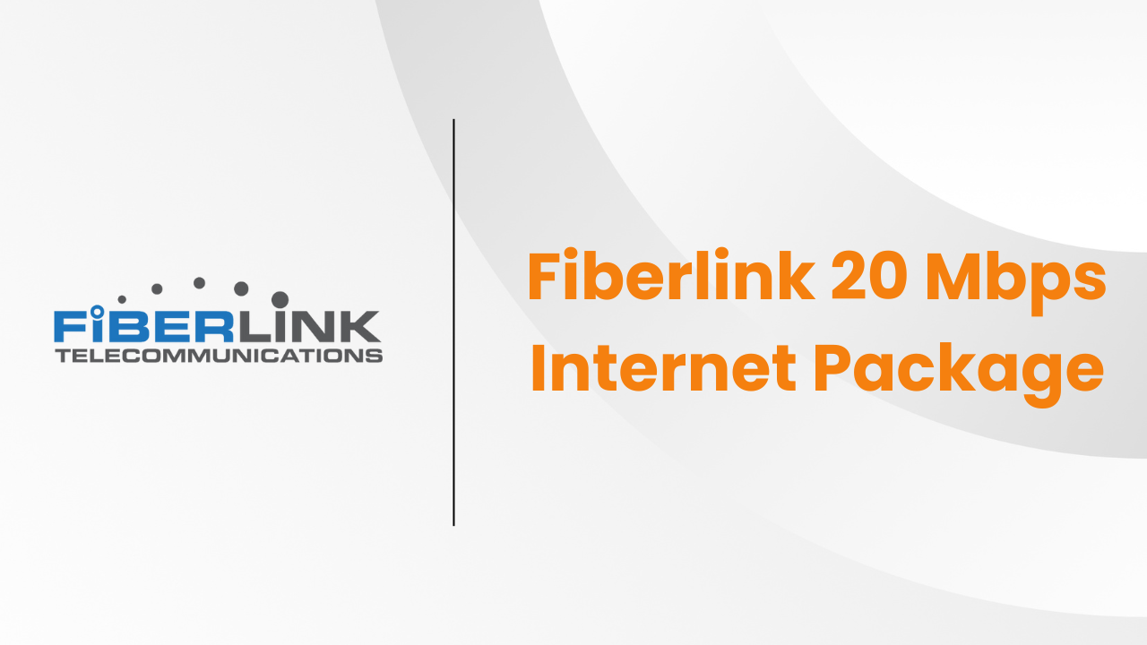 Fiberlink 20 Mbps Internet Package Price & Code In 2025