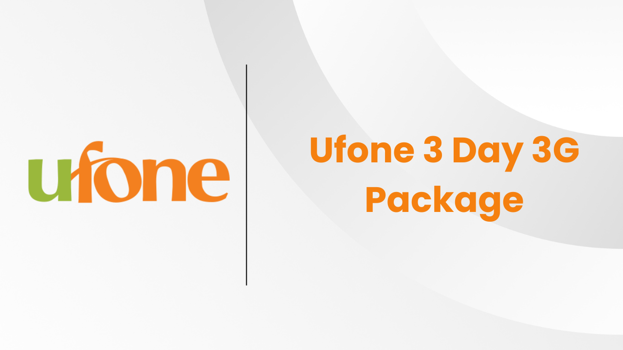 Ufone 3 Day 3G Package Price & Code In 2025